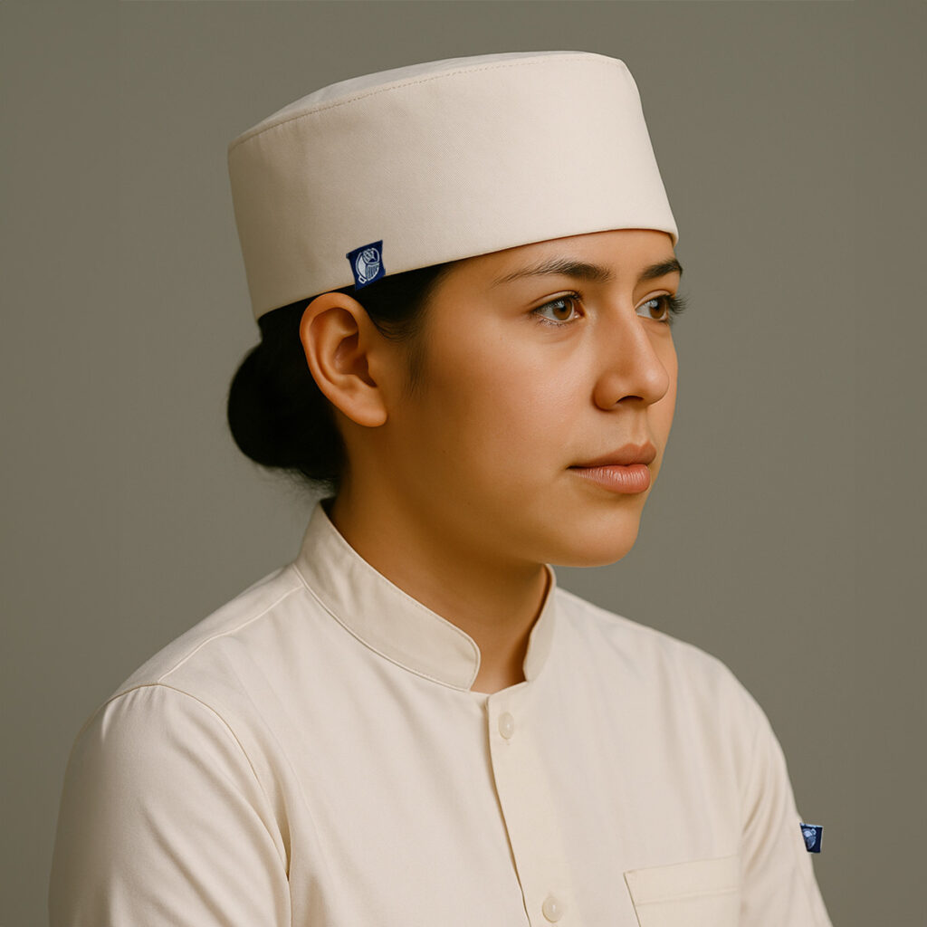 Cofia blanca – Zaranda Kitchen